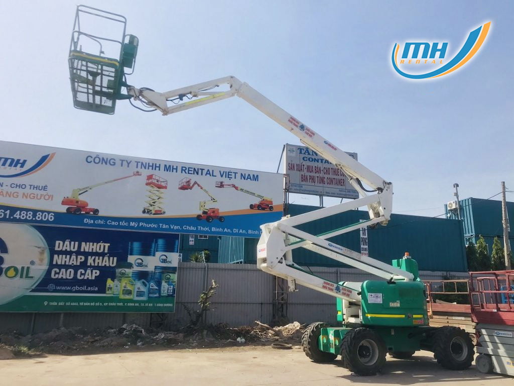 Bảng giá xe nâng người Boom Lift 16m-43m làm việc ️