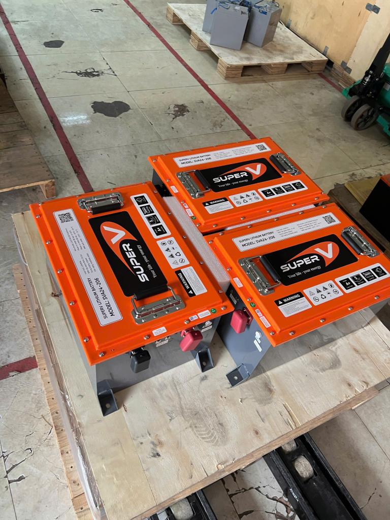 Pin Lithium Xe Nâng Người SuperV 24V 280Ah (SVA24- 280)